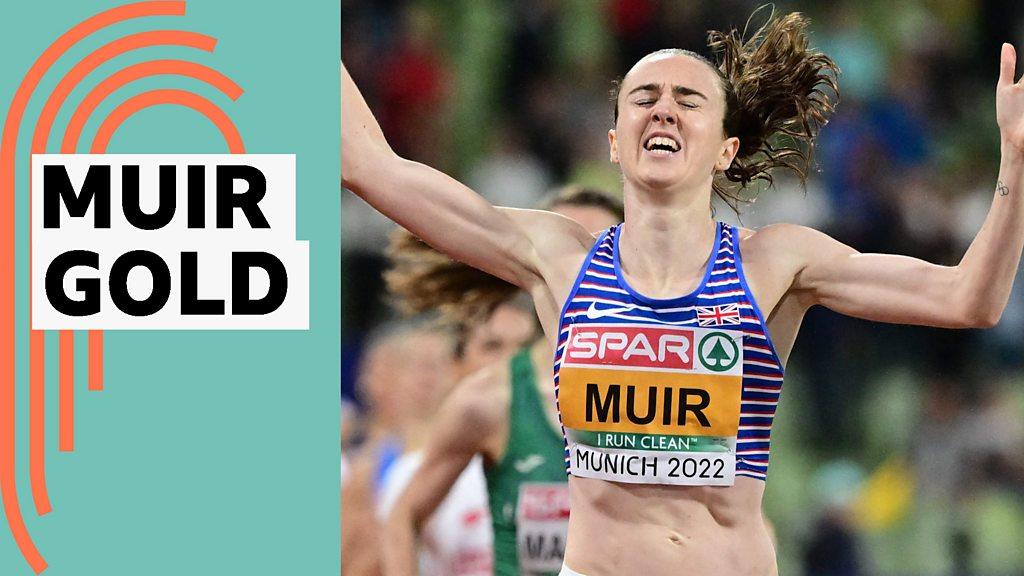 European Championships: GB's Laura Muir wins gold in 1500m final - BBC ...