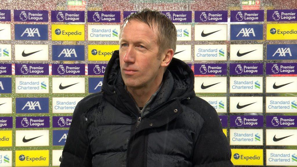 Liverpool 0-1 Brighton: Graham Potter praises 'fantastic' Seagulls ...