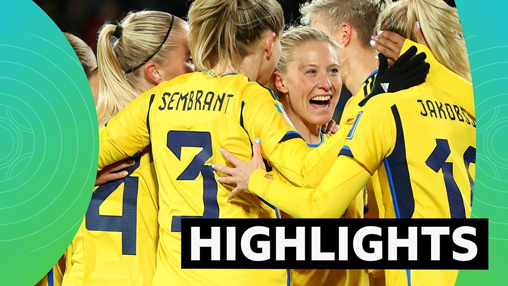 Women's World Cup 2023: Sweden set up last-16 USA clash after beating ...