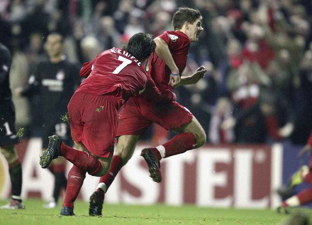 Liverpool: 'What a hit son' - Gerrard's goal 18 years on - BBC Sport