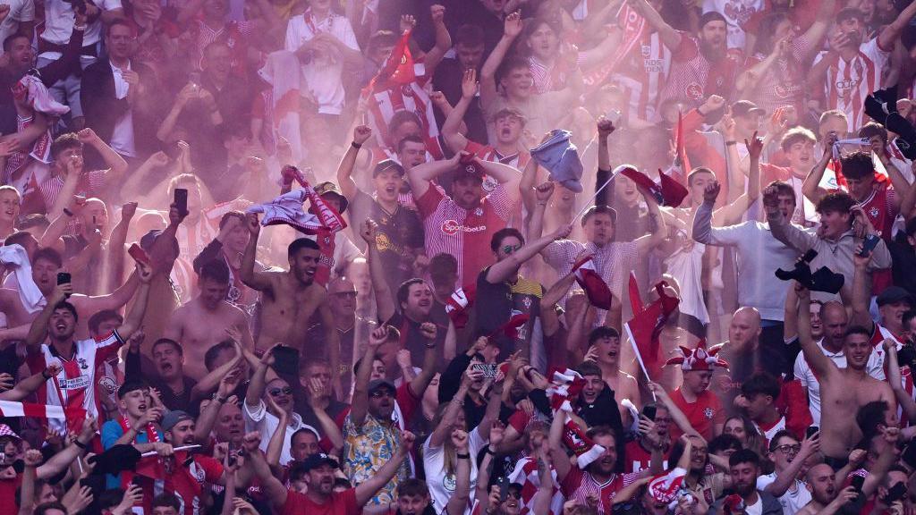 Southampton news: Play-off final win over Leeds in pictures - BBC Sport