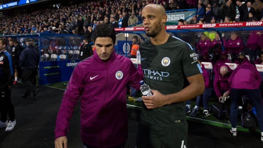 Burnley: 'Kompany was already a coach when he played' - Arteta - BBC Sport