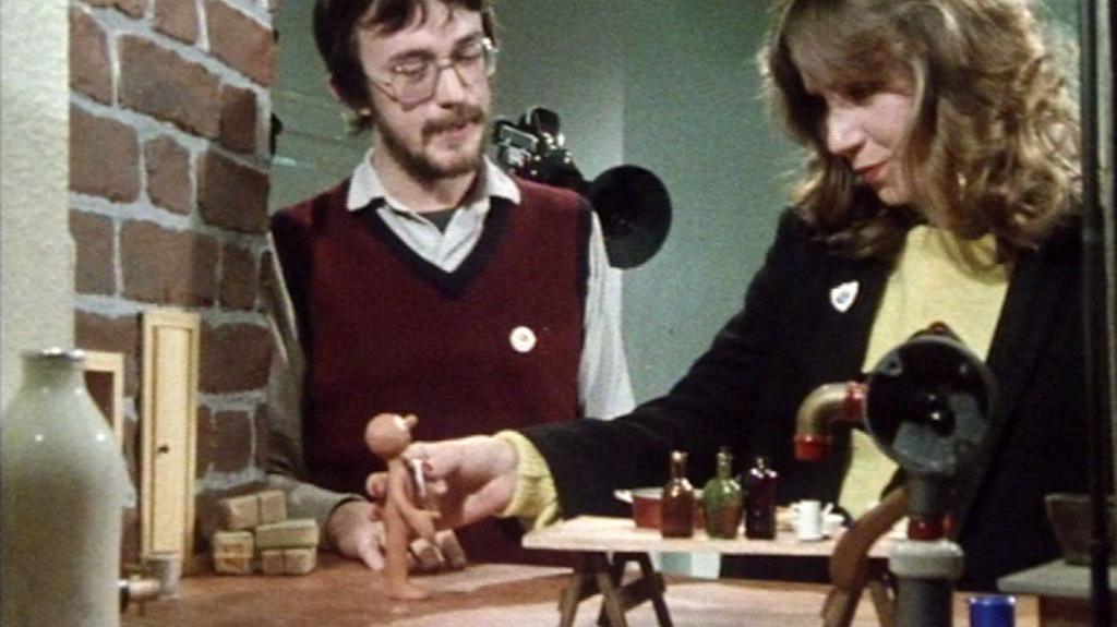 BBC Archive 1981: Morph gets a Blue Peter badge - BBC