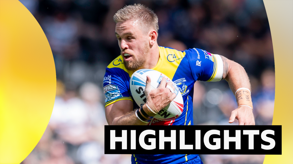 Super League: Stunning Matt Dufty try gives Warrington Wolves late win ...