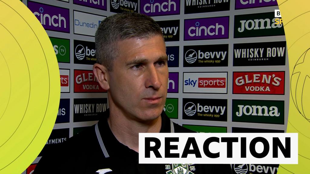 Hibs boss Nick Montgomery: We let the fans down again - BBC Sport