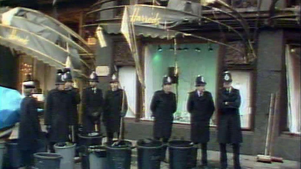 BBC Archive 1983: Harrods bomb blast kills six people - BBC