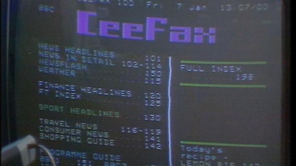 BBC Archive 1977: Ceefax hits TV screens - BBC