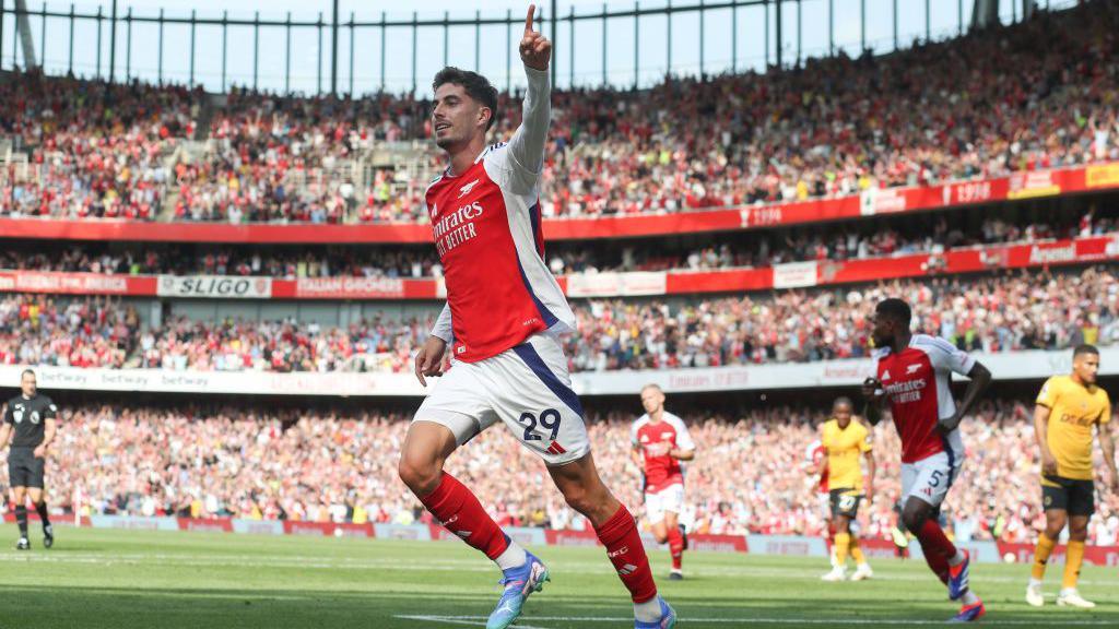Arsenal 2-0 Wolves: Kai Havertz stats - BBC Sport