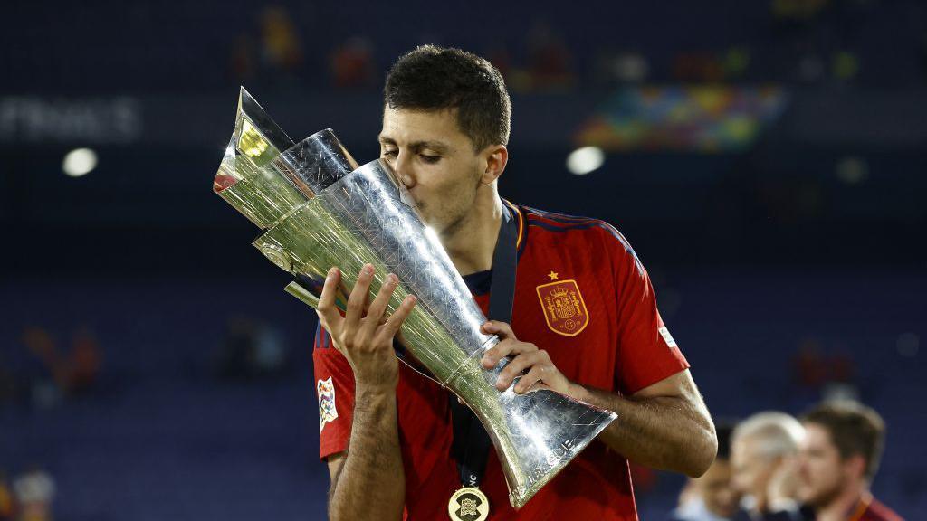Man City: Rodri named Nations League player of the tournament - BBC Sport