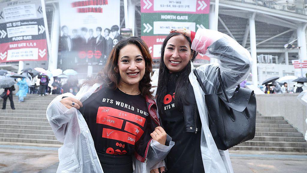 BTS battle torrential rain to kick off $1bn world tour: 'It's like a ...