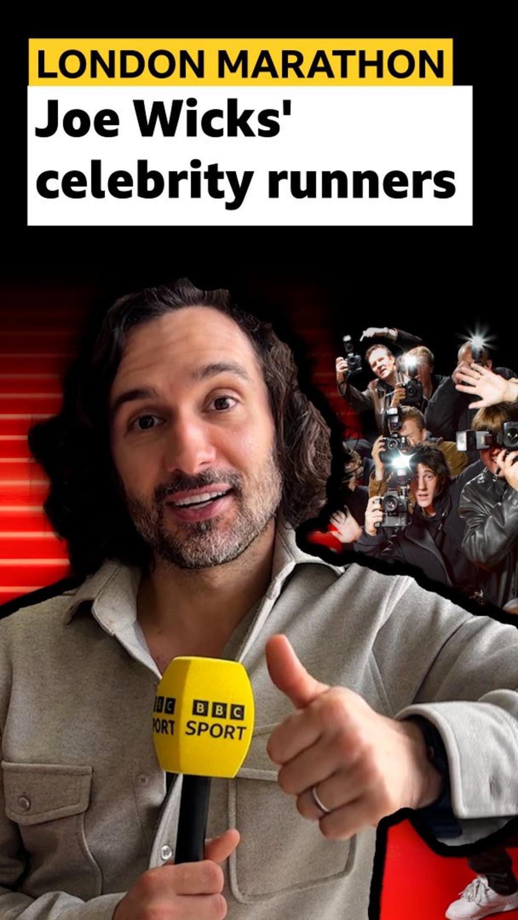 London Marathon 2026: Joe Wicks' celebrity marathon runners - BBC Sport