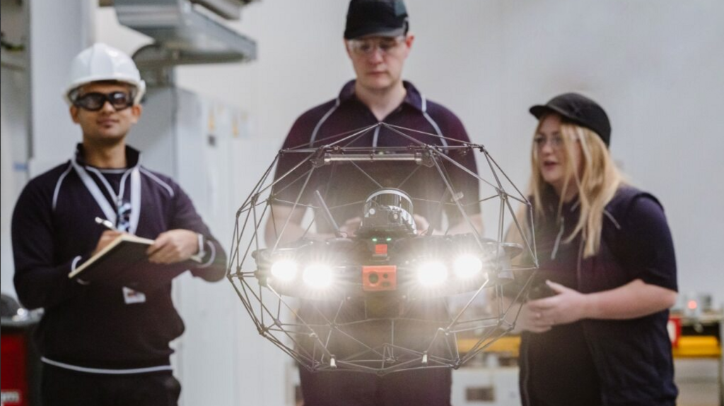 JLR trials a drone at its Wolverhampton base to carry out factory ...