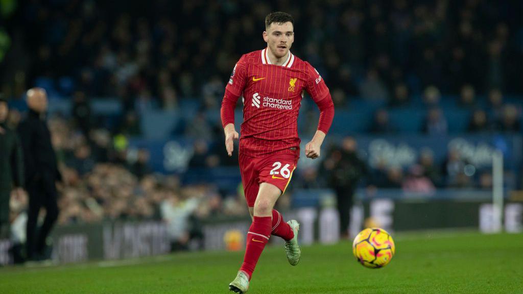 Liverpool news: Andy Robertson on Premier League draw a Everton - BBC Sport