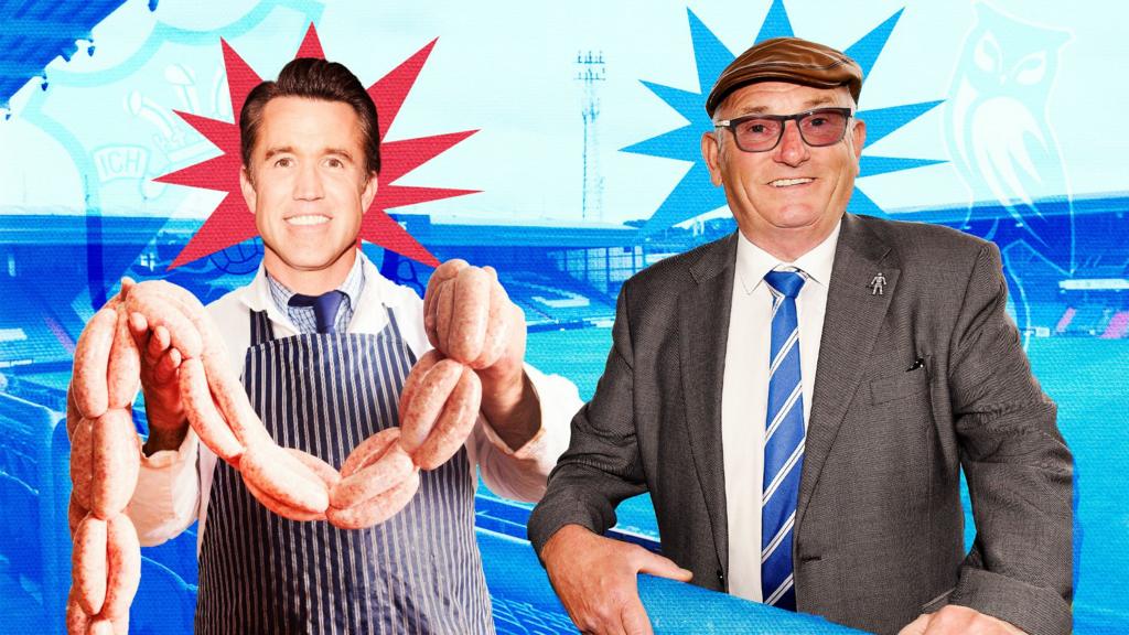 Oldham's Frank Rothwell did not know who Wrexham's Rob McElhenney was ...