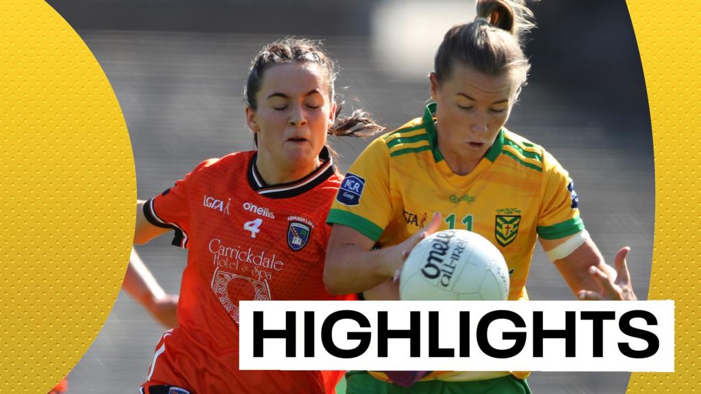 Watch: Armagh regain Ulster Ladies crown from Donegal - BBC Sport