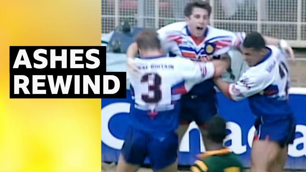 Rugby League Ashes: 1994 archive - Jonathan Davies, Shaun Edwards and ...