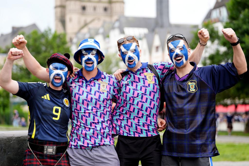 Excitement building as Scotland fans gather before Switzerland game ...