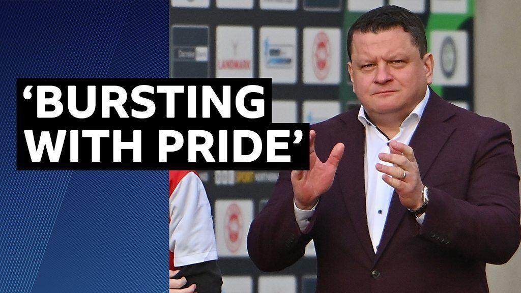 Larne owner Kenny Bruce 'proud' of 'incredible' title defence - BBC Sport
