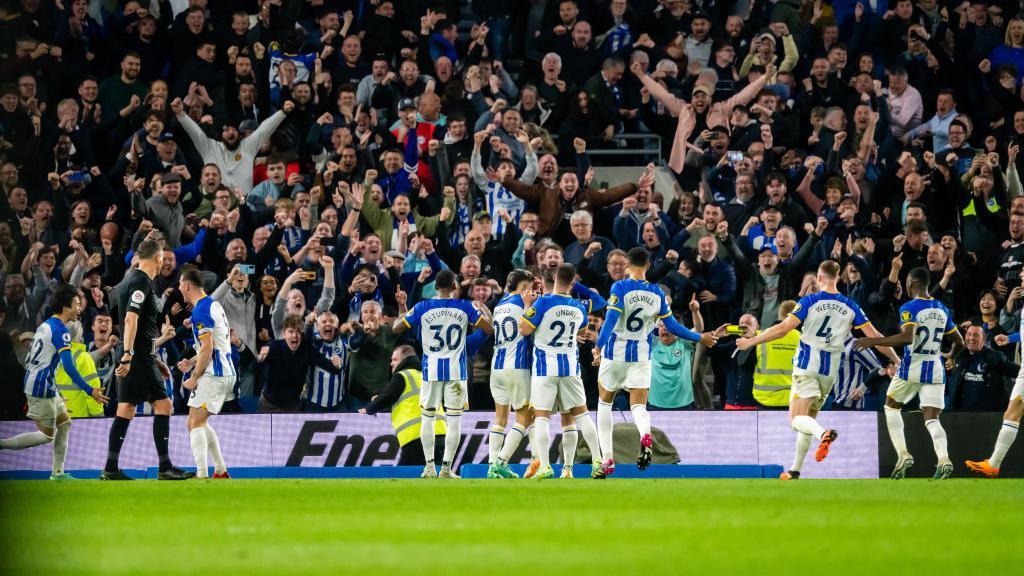 Brighton: Fan praise for 'best football' after Man Utd win - BBC Sport