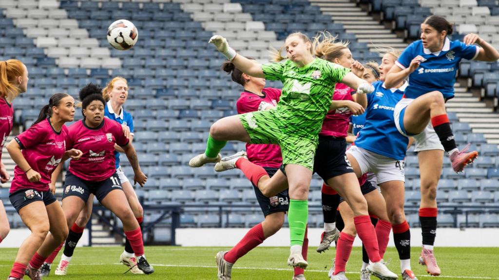 Watch: Rangers v Montrose - Women's Scottish Cup semi-final - BBC Sport