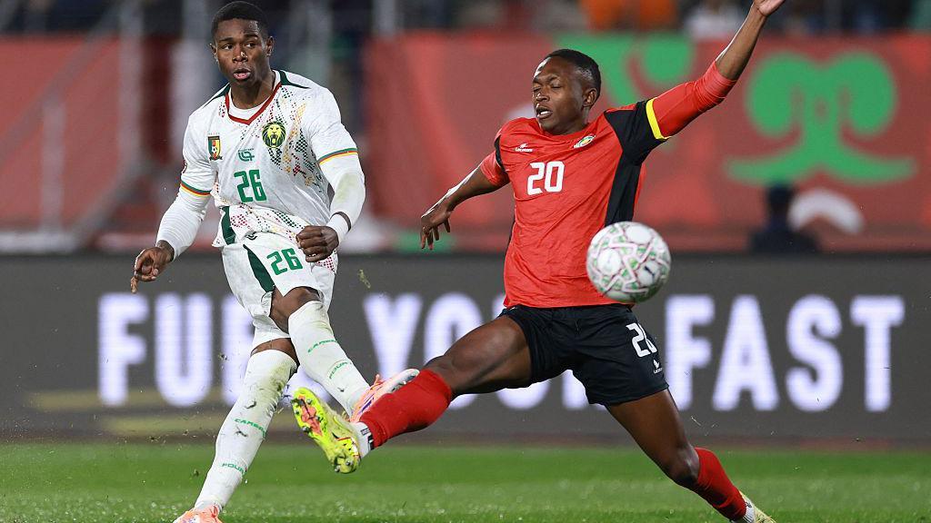 Cameroon 2-1 Mozambique: Bryan Mbeumo replaced at break as Indomitable ...