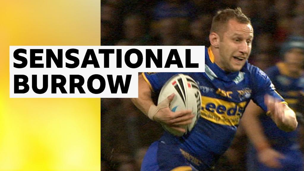 Watch as Rob Burrow scores sensational try against St Helens in 2011 ...