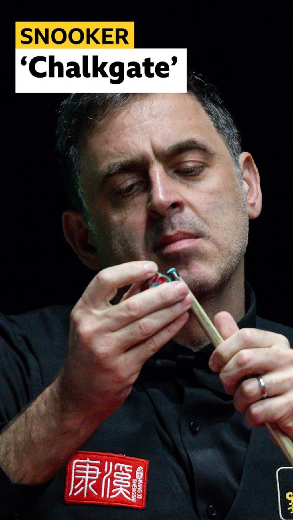 2026 World Snooker Championship: Ronnie O'Sullivan chalk incident ...
