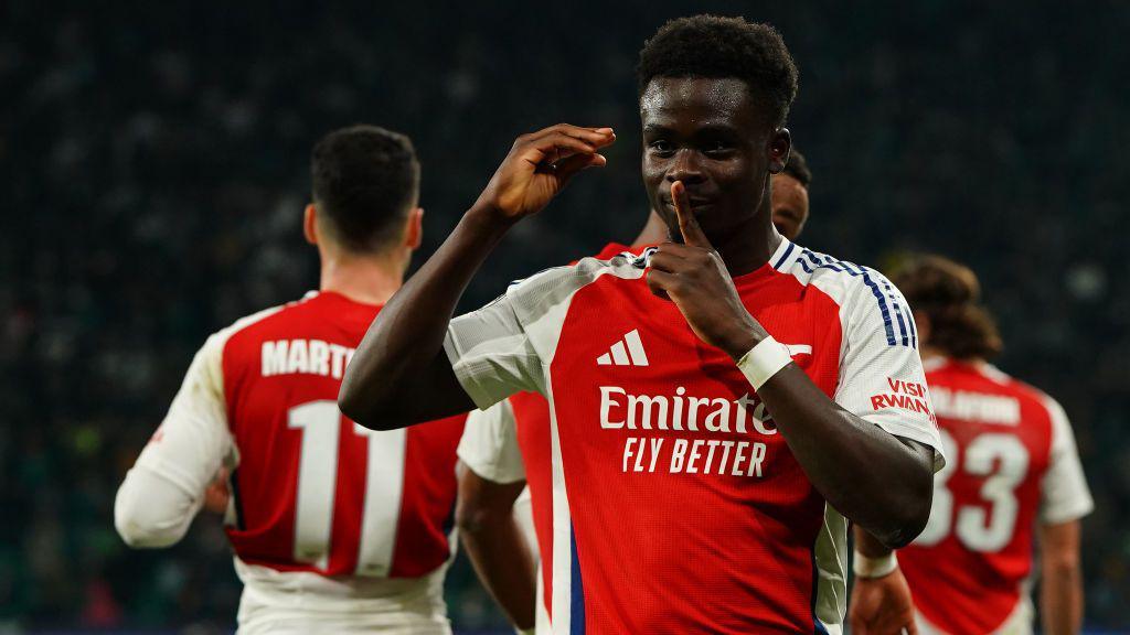 Arsenal news: 'We've shown the level we can play at' - Saka - BBC Sport