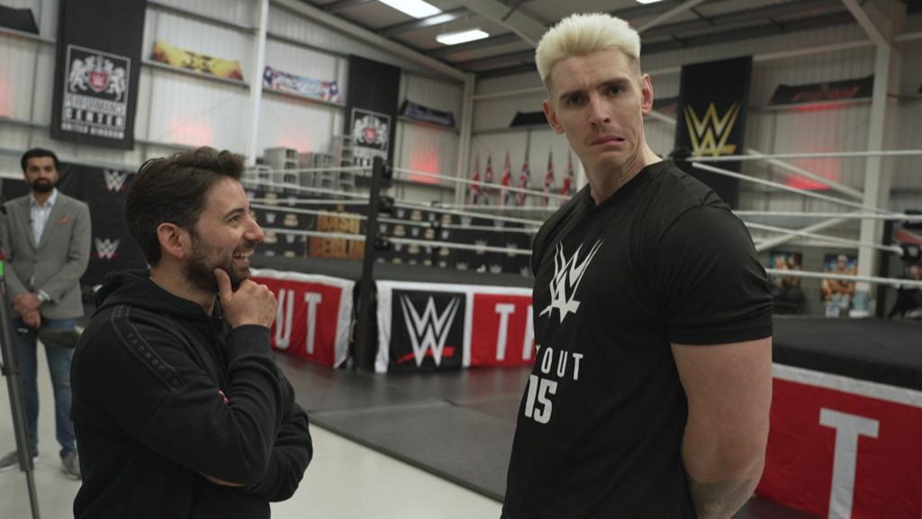 WWE: Will Gladiators Bionic and Cyclone become wrestlers? - BBC Newsround