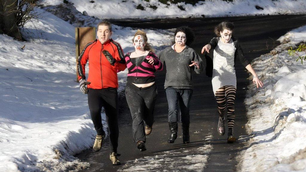 Why Zombie live experiences are proving big business - BBC News