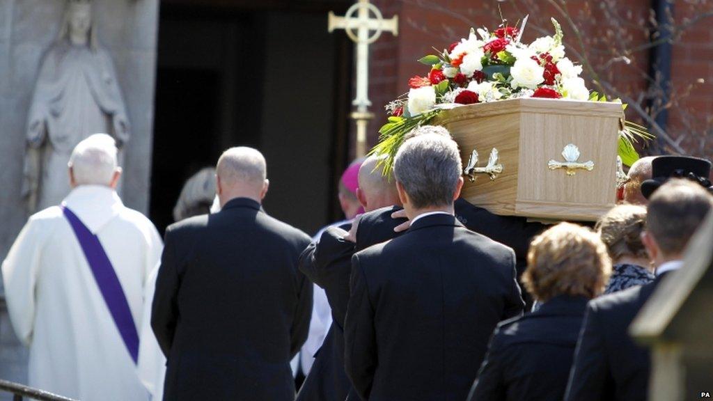 In pictures: The funeral of Hillsborough campaigner Anne Williams - BBC ...