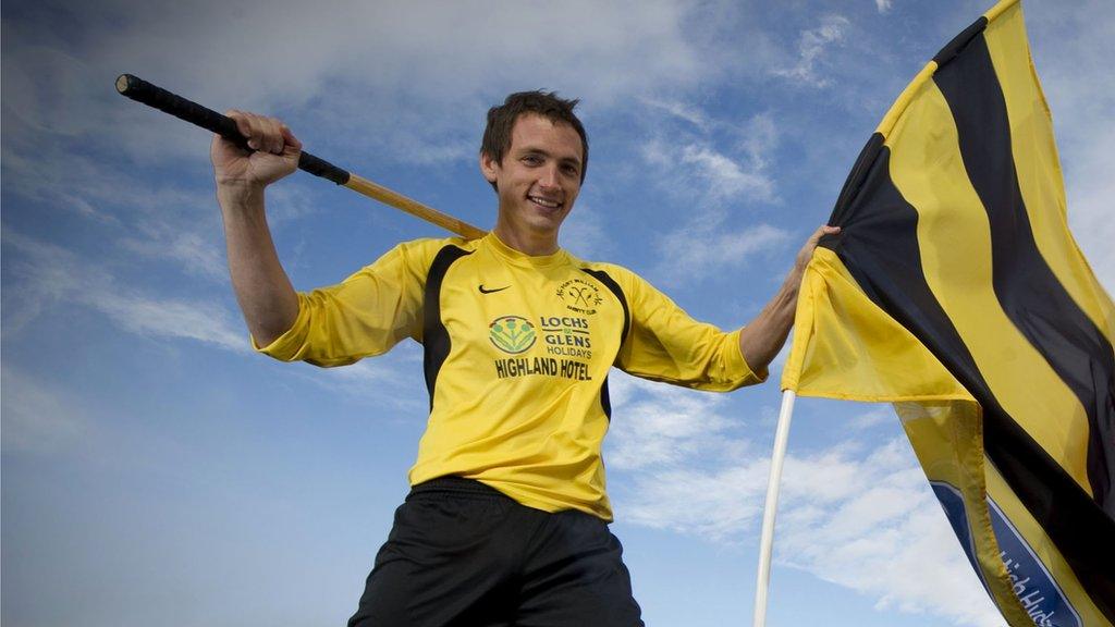Gary Innes: Fort William star bids farewell to shinty - BBC Sport
