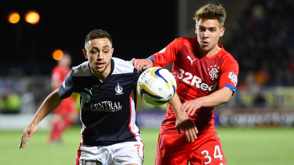Falkirk v Rangers as it happened - BBC Sport