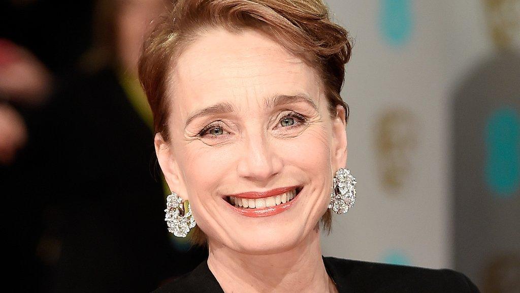 Kristin Scott Thomas receives damehood - BBC News