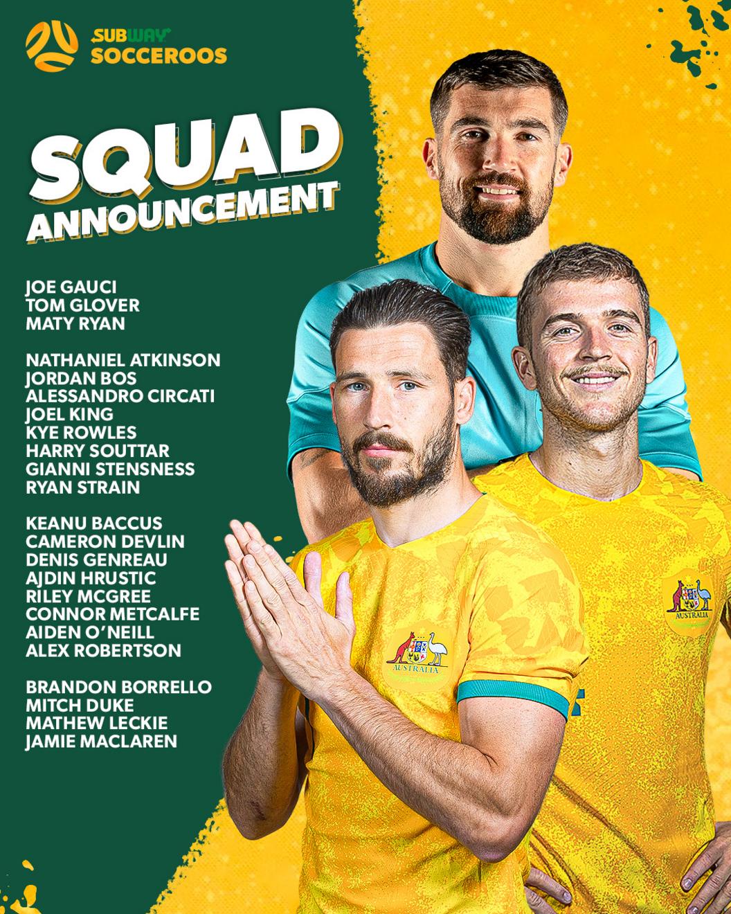 Five SPFL players included in Australia squad - BBC Sport