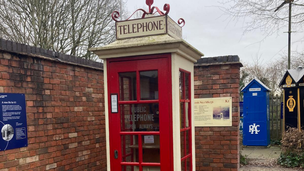Bromsgrove museum celebrates red phone boxes in their 100th year - BBC News