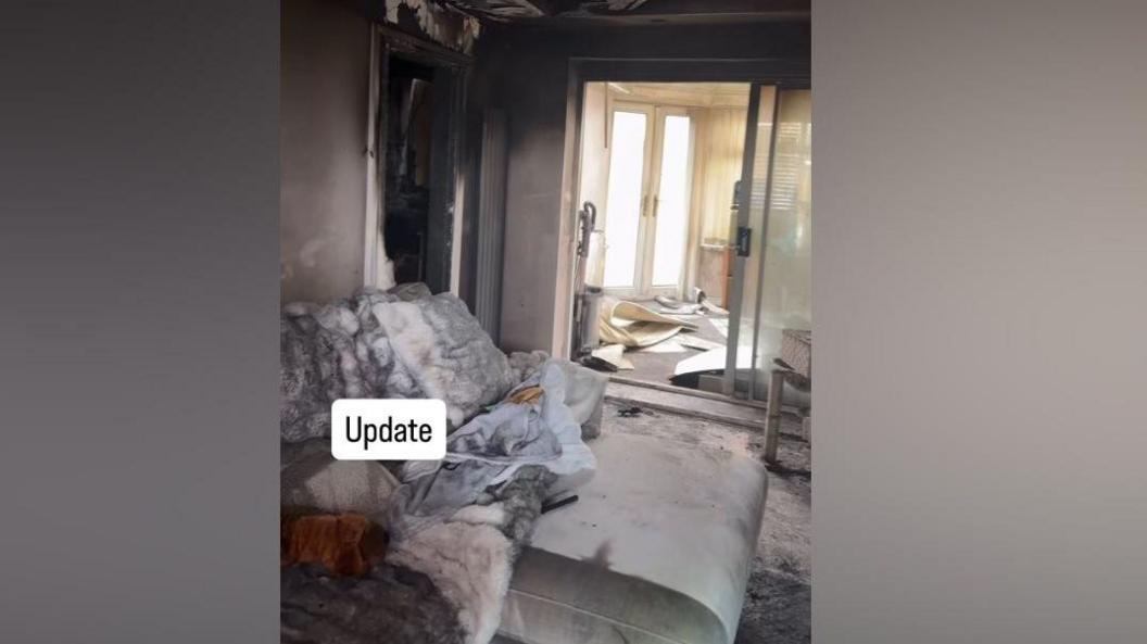 Angry Ginge left shocked by fire at mum's home - BBC News