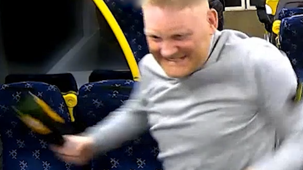 Bottle attacker jailed for 12 years for attempted murder on train - BBC ...