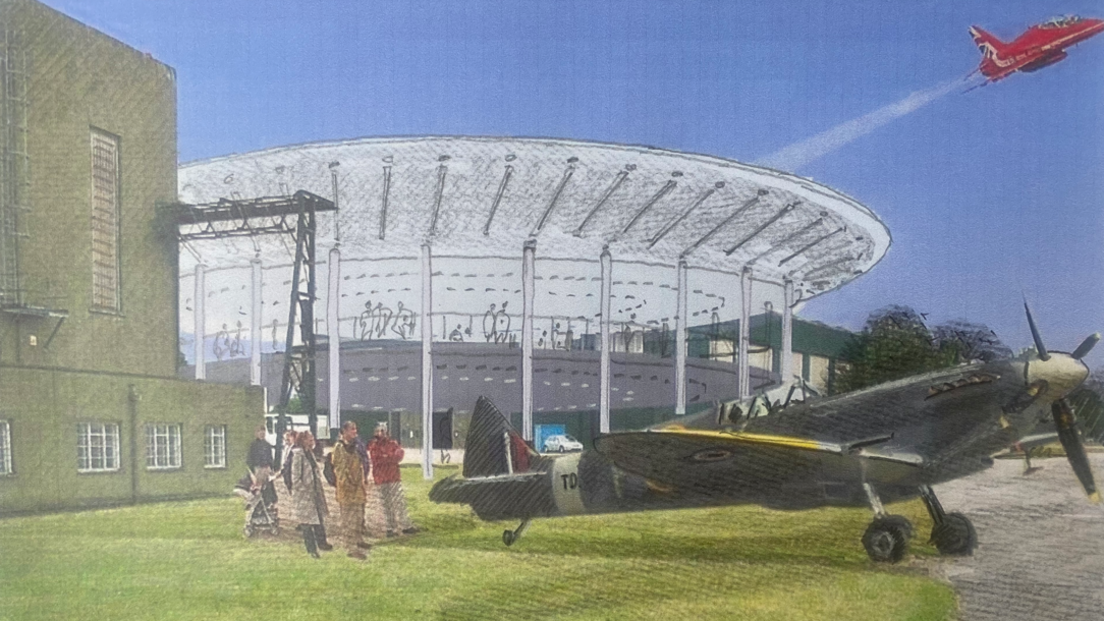 Heritage vision for RAF Scampton unveiled ahead of sale - BBC News