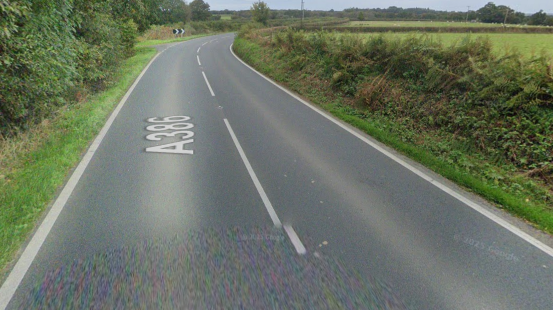Car driver dies in Okehampton crash with two vans - BBC News
