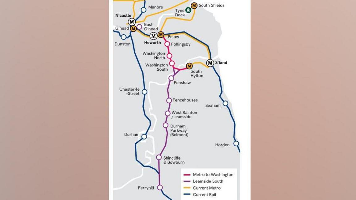 Leamside Line's return given government boost - BBC News