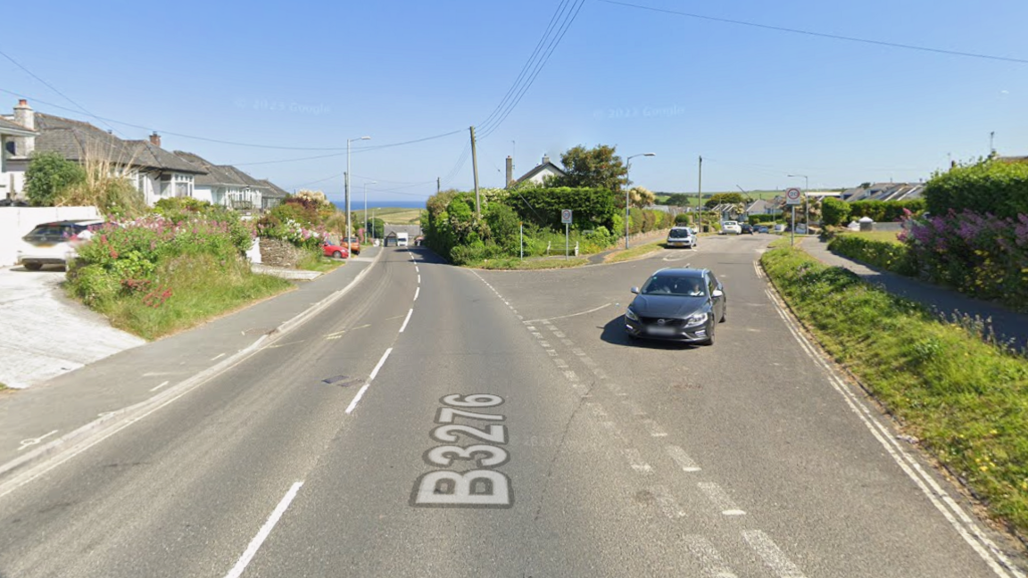 Rider of e-bike seriously injured in crash with car in Newquay - BBC News