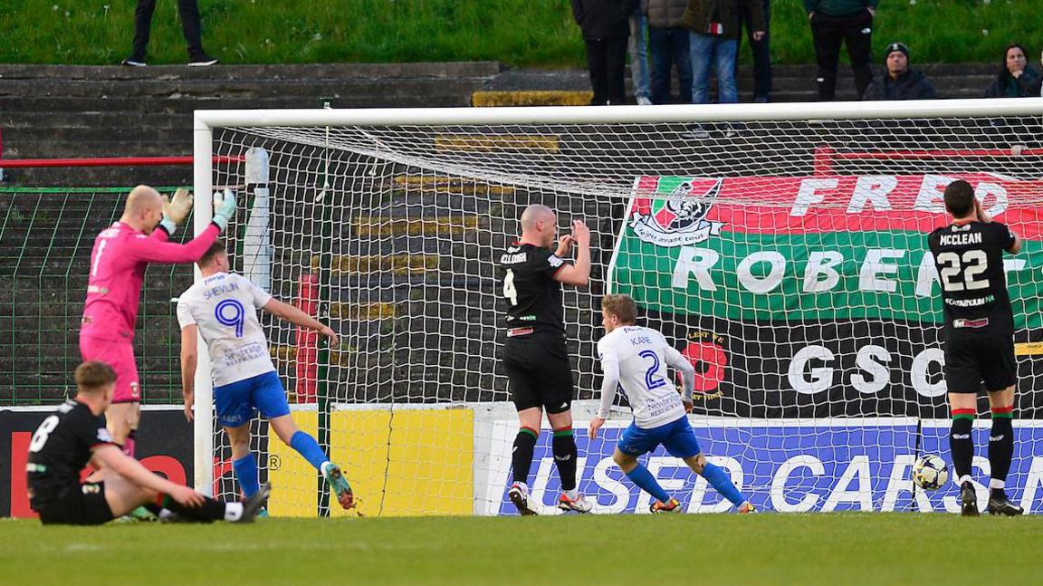Glentoran 0-3 Coleraine: 'We were super at both ends of the pitch ...