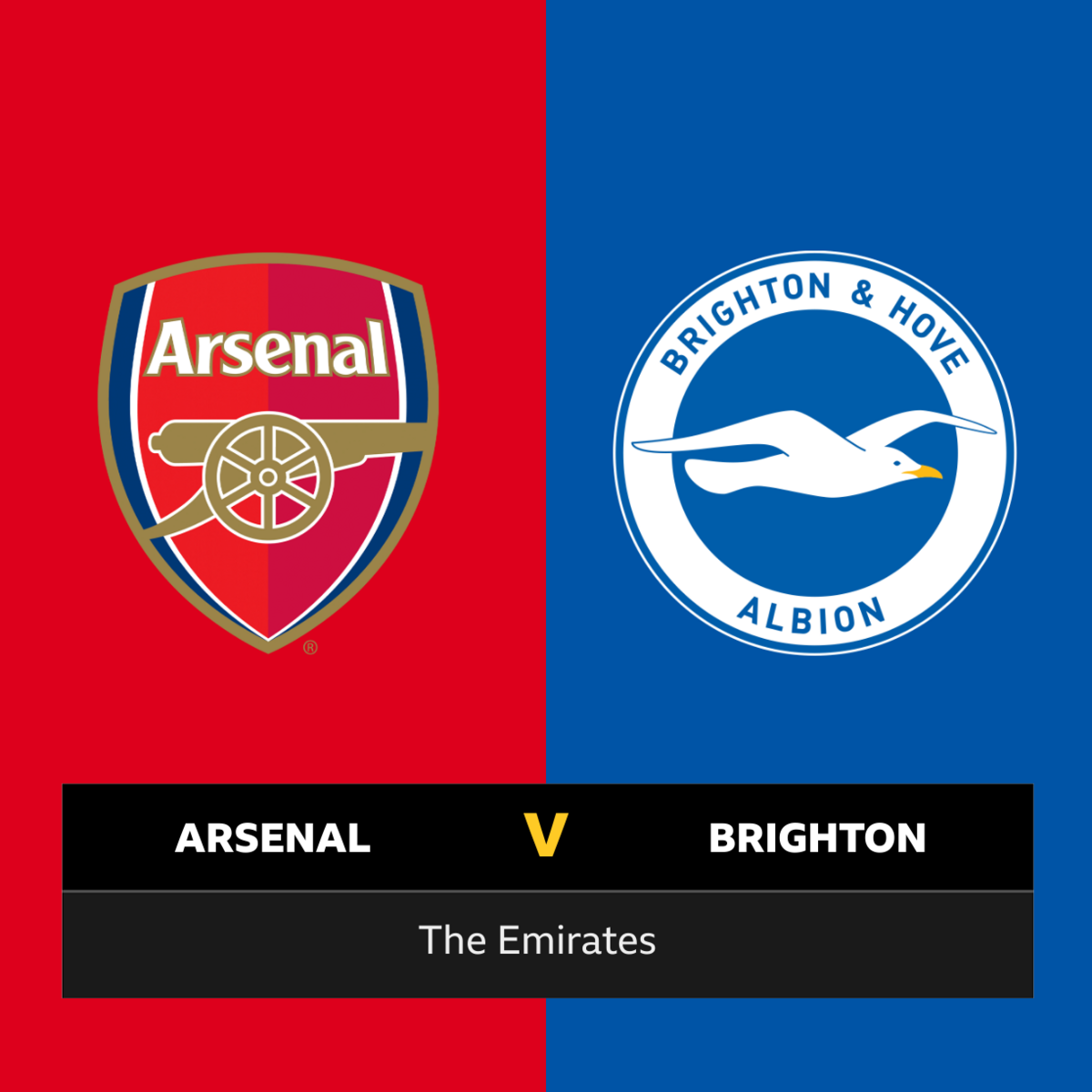 Follow Arsenal vs Brighton live - BBC Sport