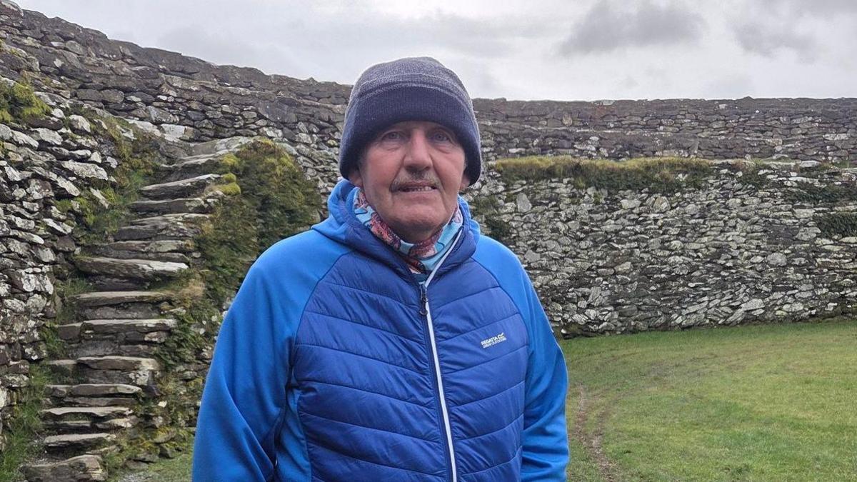 Grianán of Aileach: Historic Irish fort damaged by scramblers - BBC News