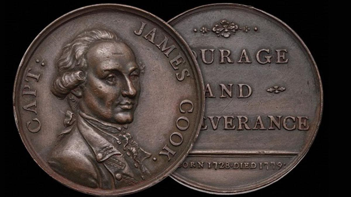 £25 car boot Captain Cook medal sold to Whitby museum for £5,000 - BBC News