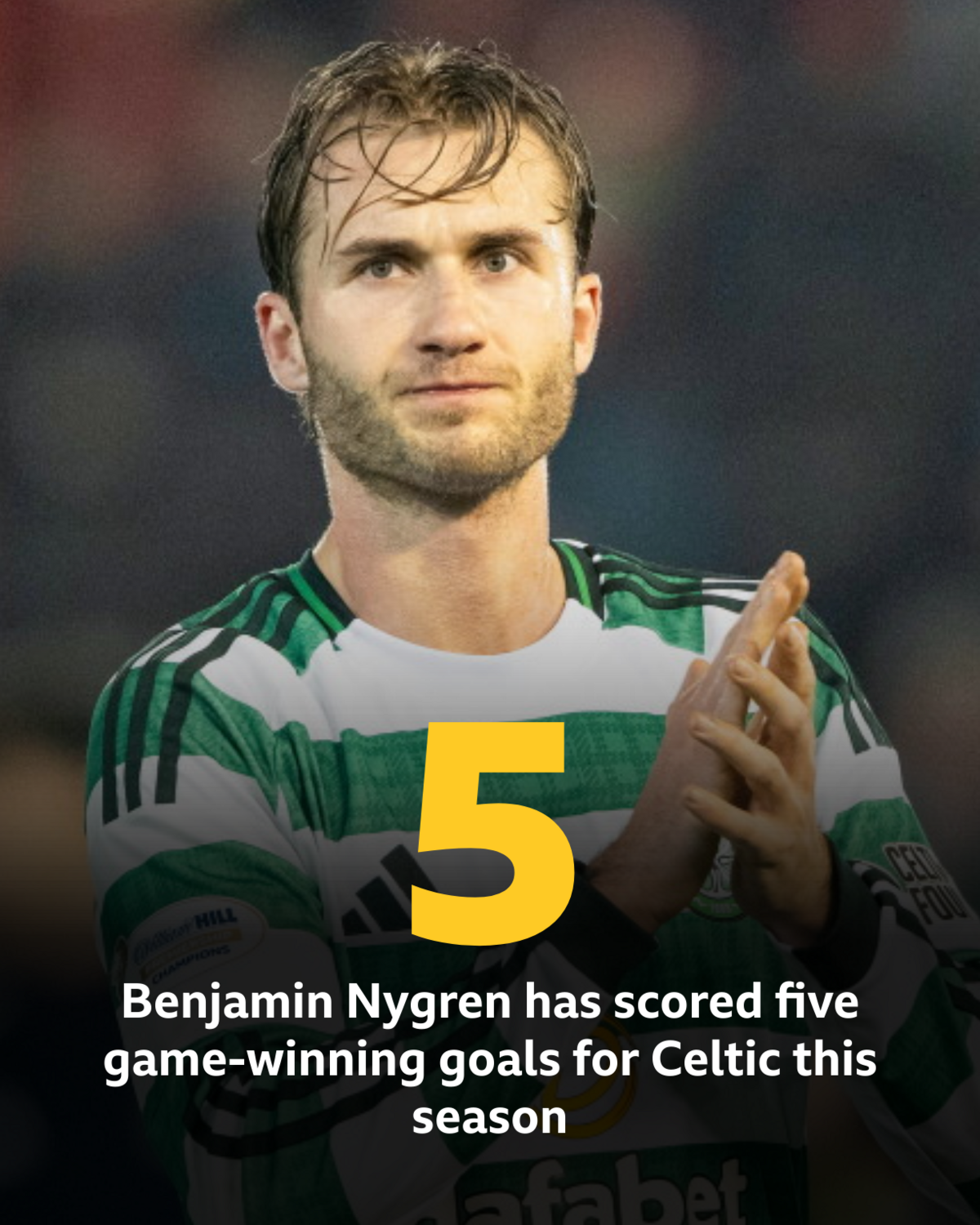 Benjamin Nygren 'the enigma' - Celtic's top goalscorer in numbers - BBC ...