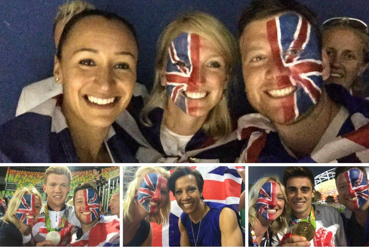 Rio Olympics 2016: A sporting honeymoon for Team GB super fans - BBC Sport