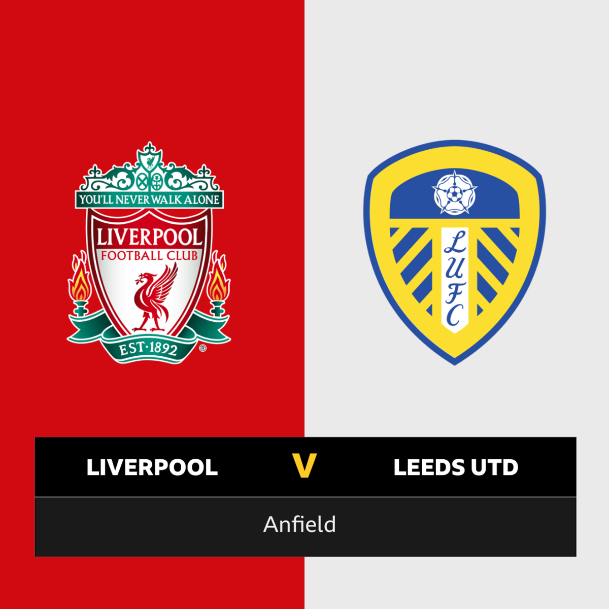F﻿ollow Liverpool v Leeds live - BBC Sport