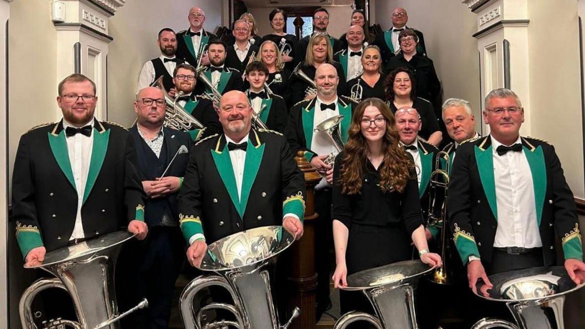 Marsden brass band HQ flood 'devastating' - manager - BBC News